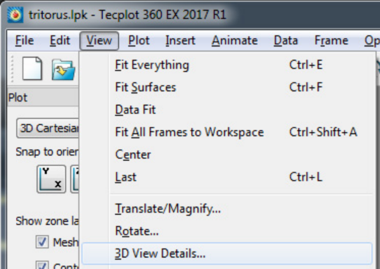 TecPlot in Virtual Reality for all SteamVR HMDs